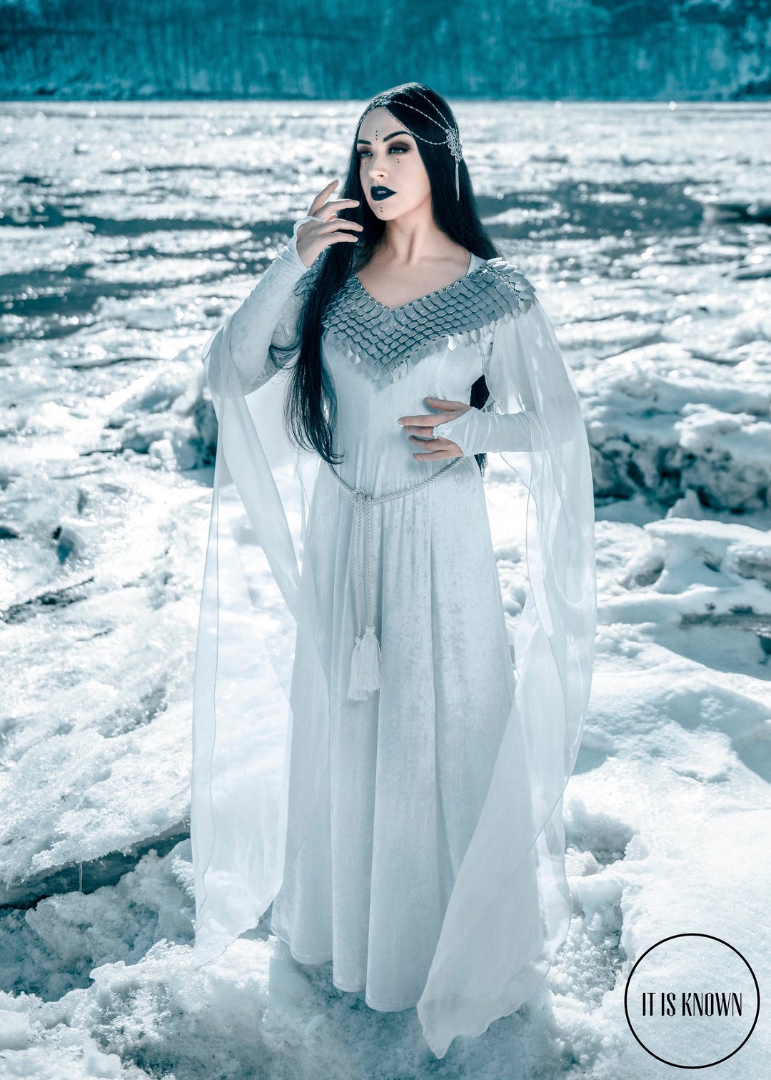 The Keeper-scalemail Armor Mantle Collar Chest Piece Scalemaille ...