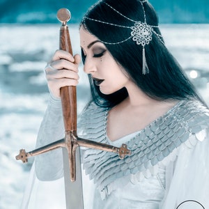 The Keeper-scalemail Armor Mantle Collar Chest Piece Scalemaille ...