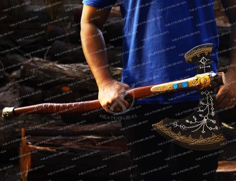 God of War, Leviath** Axe, Kratos Axe, Scandinavian Axe, Viking Axe ...