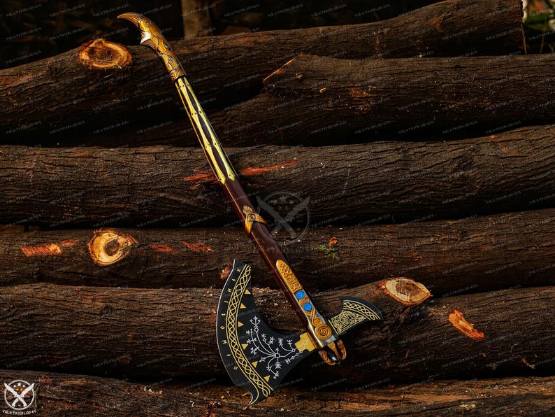 God of War, Leviath** Axe, Kratos Axe, Scandinavian Axe, Viking Axe ...
