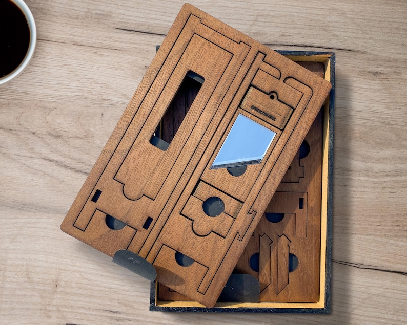 Guillotine Model - Wood & Acrylic - Build at Your Desk Kit. Retro Box ...