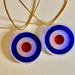 RAF / Archery Bullseye / Mod Roundel Christmas Tree Decoration Baubles ...