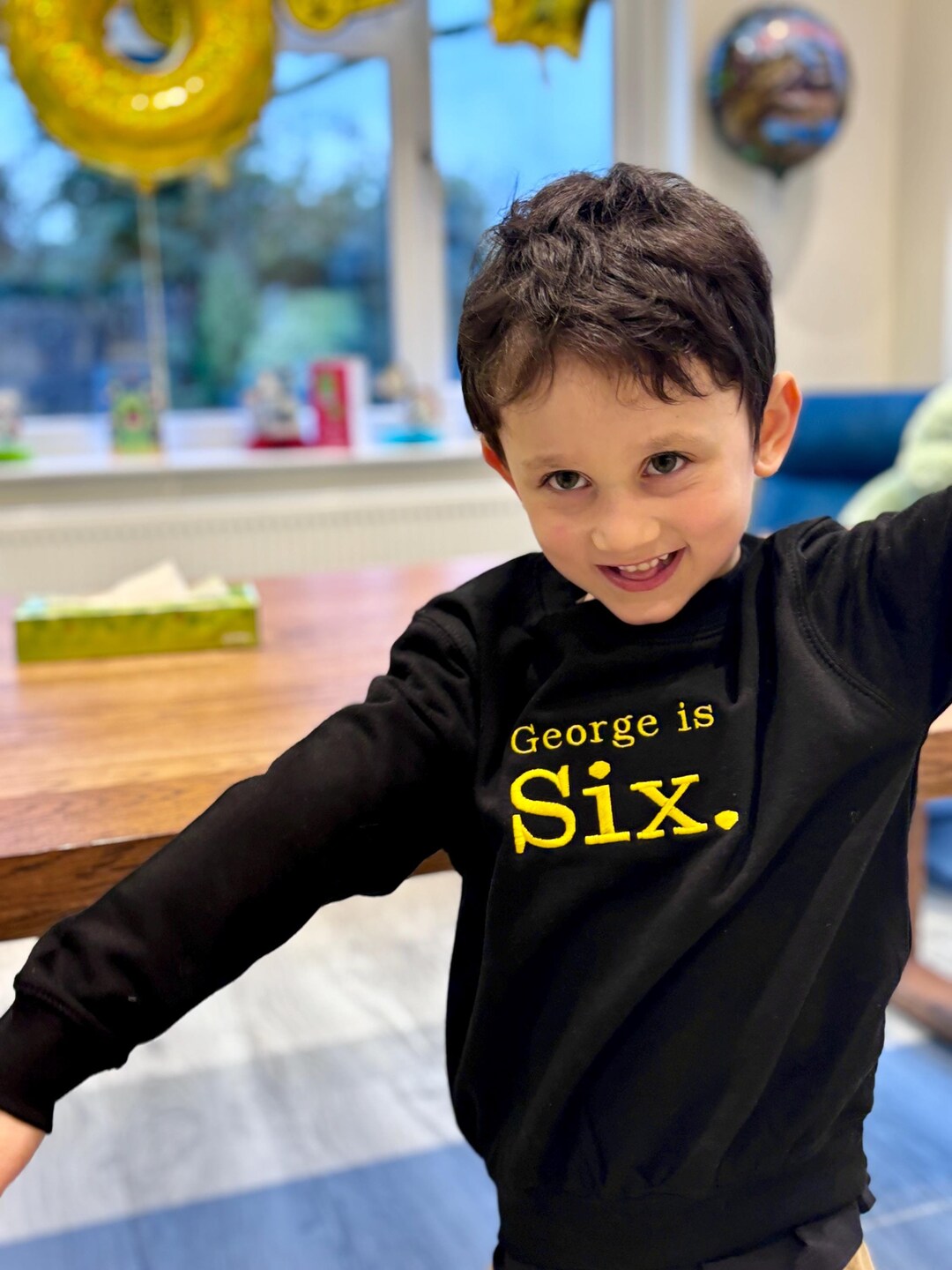 PERSONALISED BIRTHDAY JUMPER, 1st, 2nd, 3rd, 4th Birthday Jumper, 1st ...