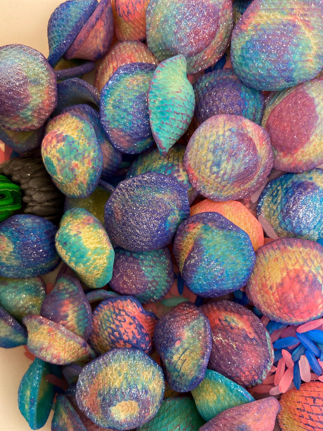 Magical Mermaid Scales Sensory Pasta for Imaginative Play - Etsy