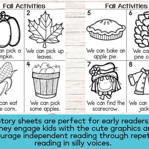 Fall Coloring Pages, Fall Activities Early Reader, Autumn Preschool ...