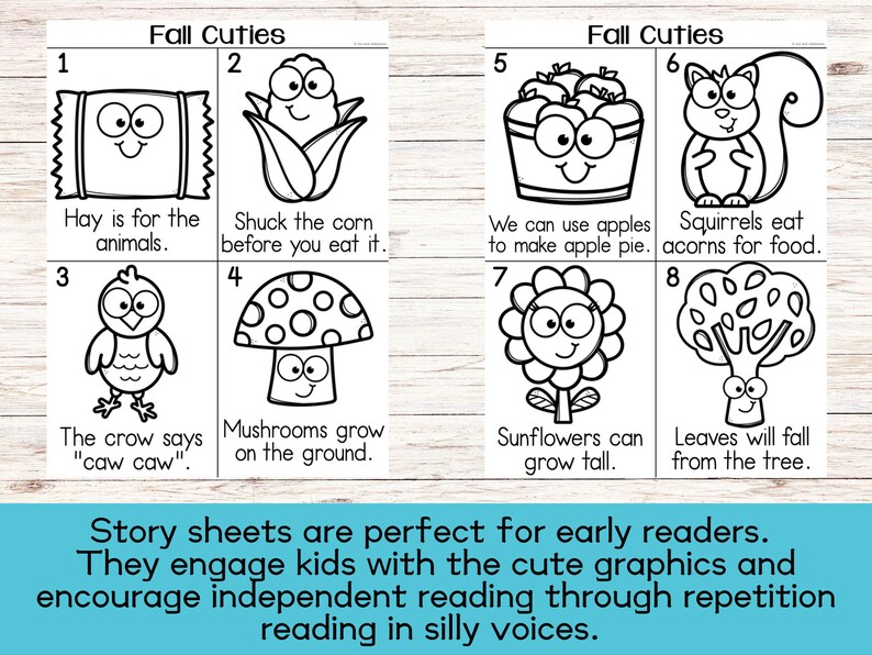 Fall Bundle, Fall Coloring Pages, Preschool Pages, Homeschool ...