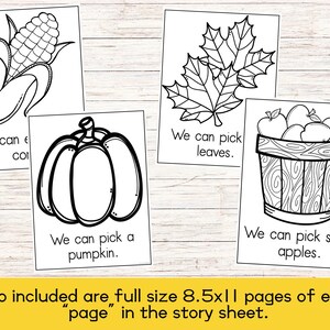 Fall Coloring Pages, Fall Activities Early Reader, Autumn Preschool ...
