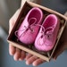Baby Shoes in a Box, Baby Shower Gift, Gender Reveal, New Baby ...