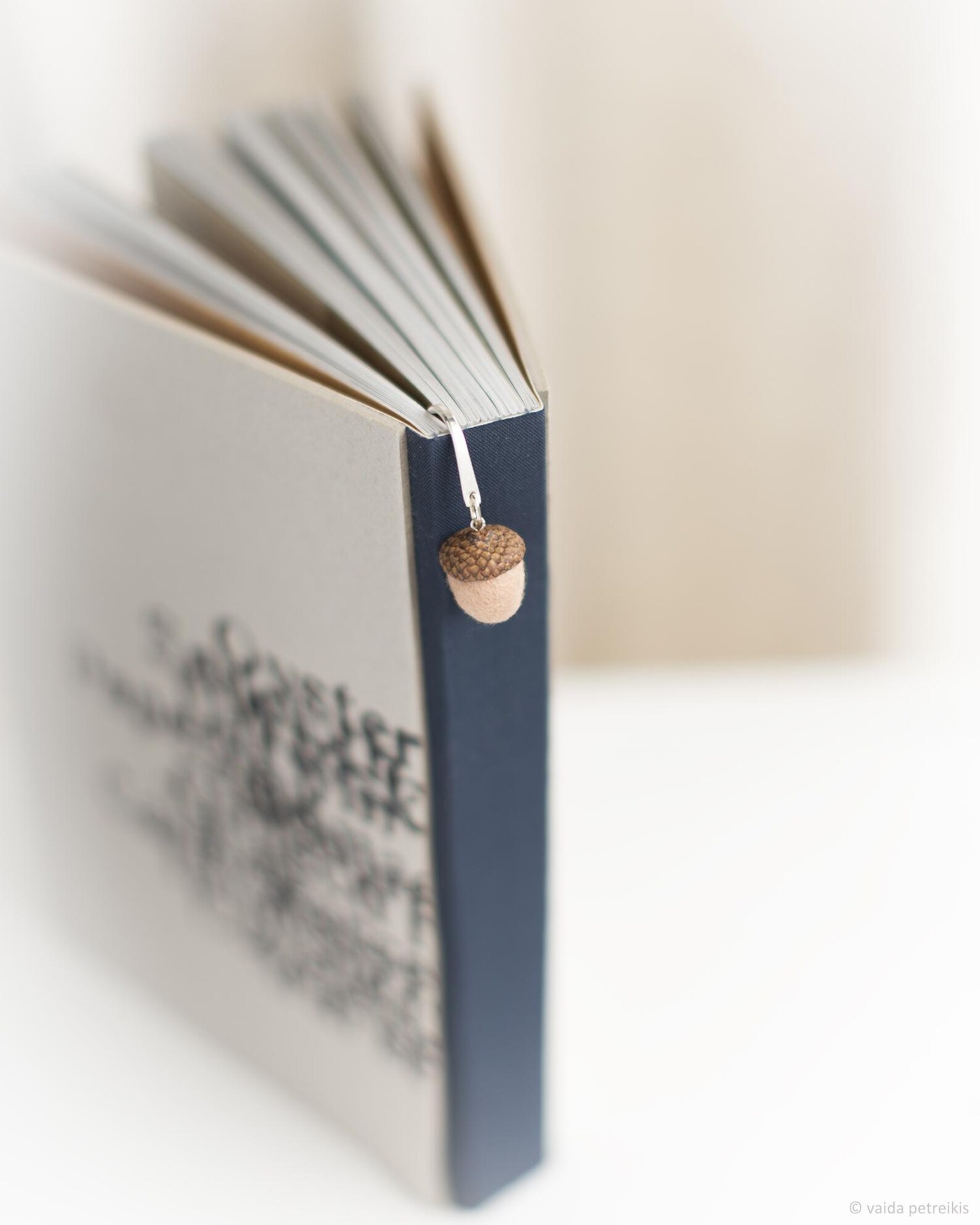 Acorn Bookmark, Fall Decor, Metal Book Mark With Natural Oak Acorn Cap ...