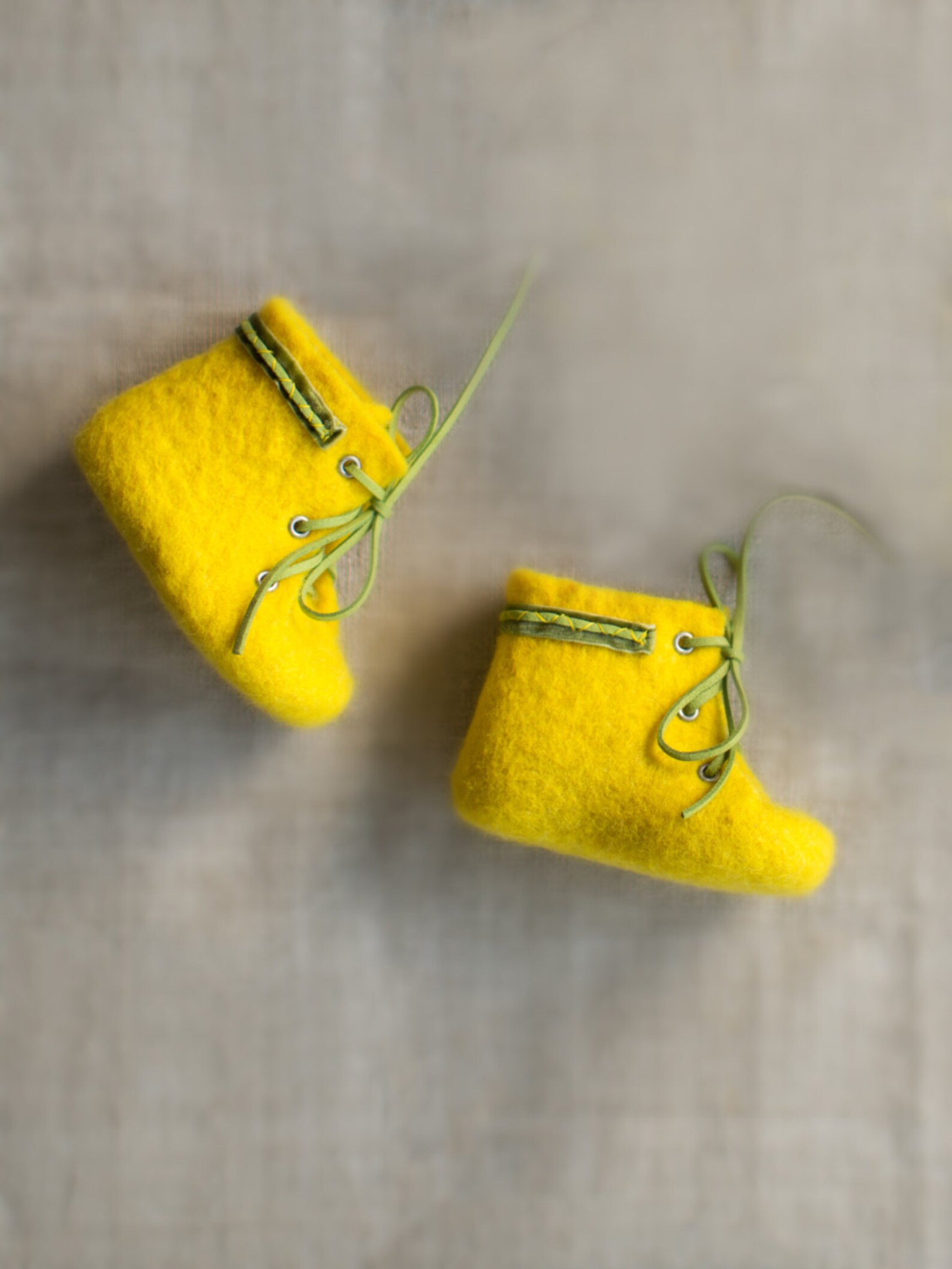 Yellow Baby Boots Kids Shoes Newborn Wool Booties Baby Shower - Etsy ...