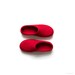 Red Slippers, Women Felted House Shoes, Eco Friendly Wool Home Clogs ...