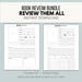 Book Review Bundle, Book and Series Review, Printable Book Reviews ...