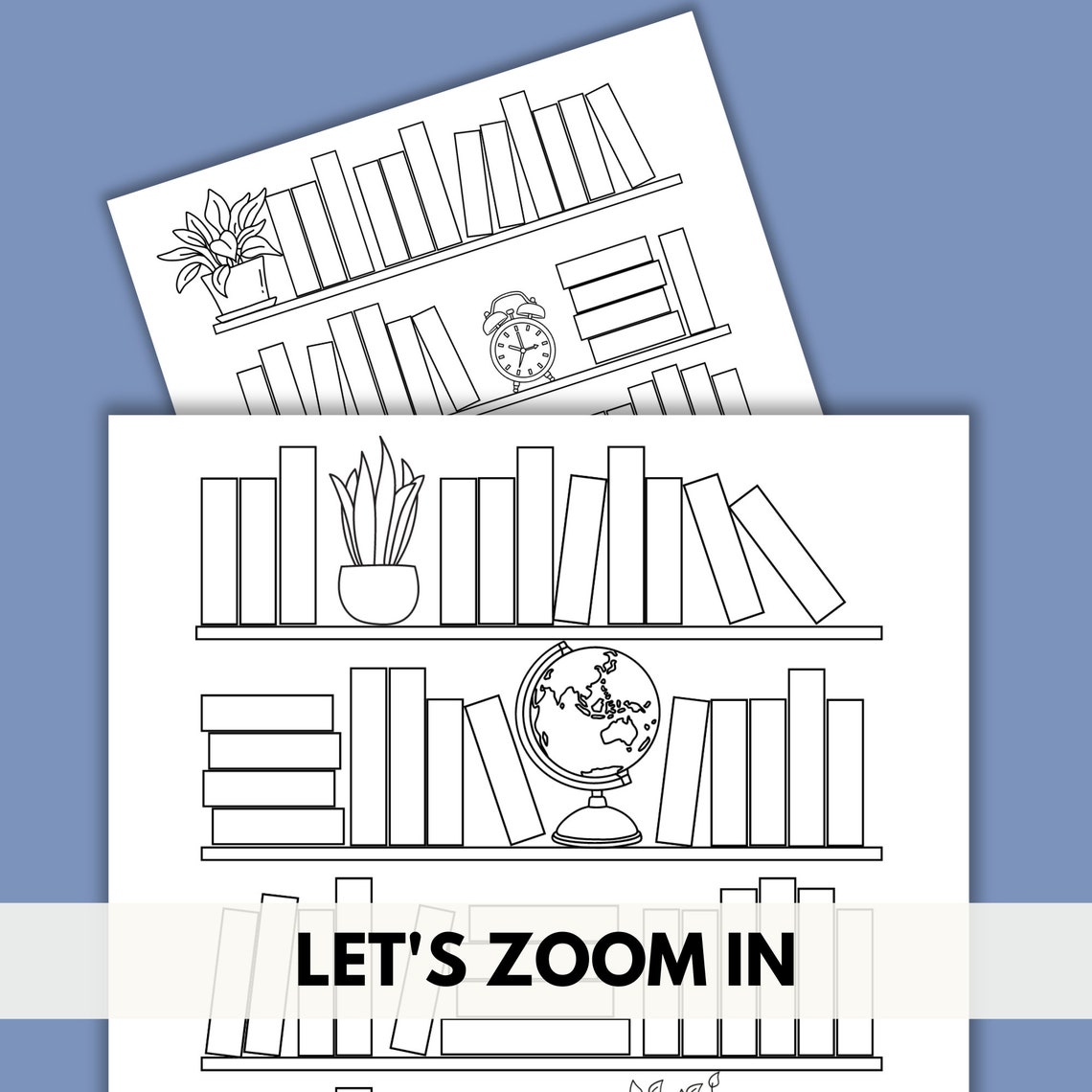 Printable Bookshelf Tracker, Reading Bookshelf, Book Tracker, Book ...