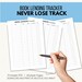 Printable Book Lending Tracker, Library Tracker, Book Journal Pages ...