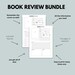 Book Review Bundle, Book and Series Review, Printable Book Reviews ...