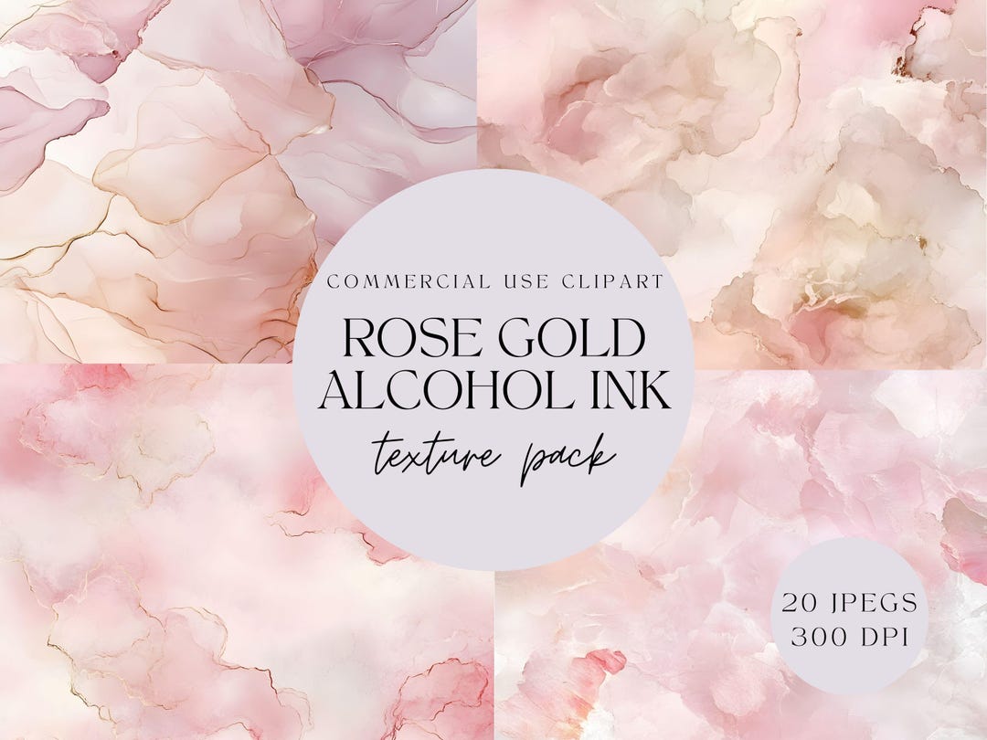 Rose Alcohol Ink Texture Pack Digital Paper Alcohol Ink Background Rose ...