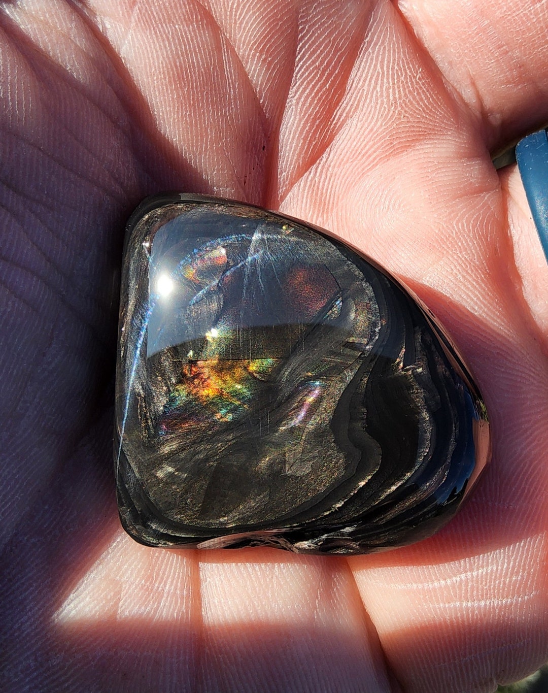 Extremely Rare Gold-sheen Mahogany / Fire Obsidian. - Etsy