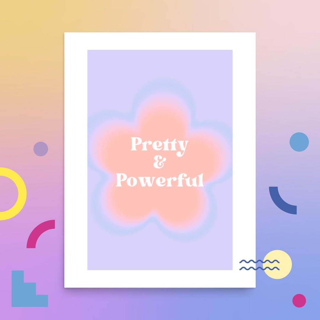 Pretty & Powerful Poster - Etsy