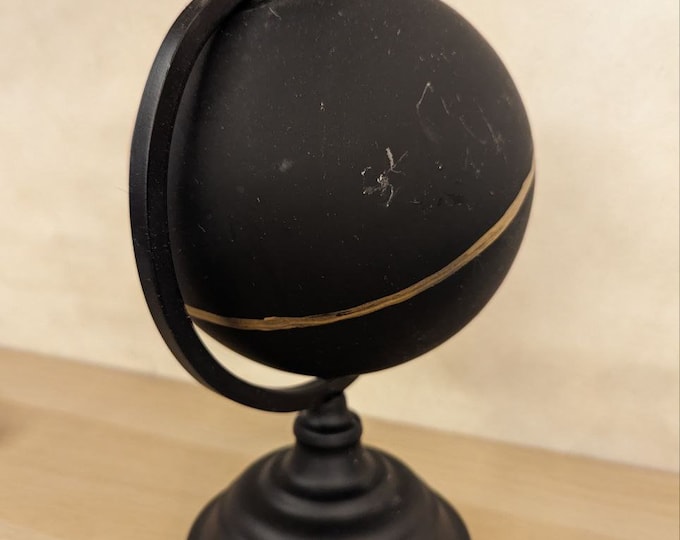 Custom Hand Painted Abstract Colorful World Globe With Personalization ...