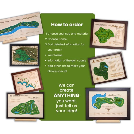 Vintage Golf Course Maps Timpanogos Golf Course Custom Golf Course Map ...