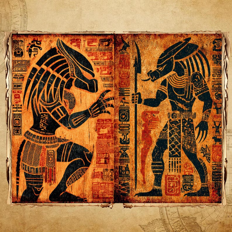 Predator Junk Journal Pages | Tribal Mesoamerican Art (55 JPG) - Etsy
