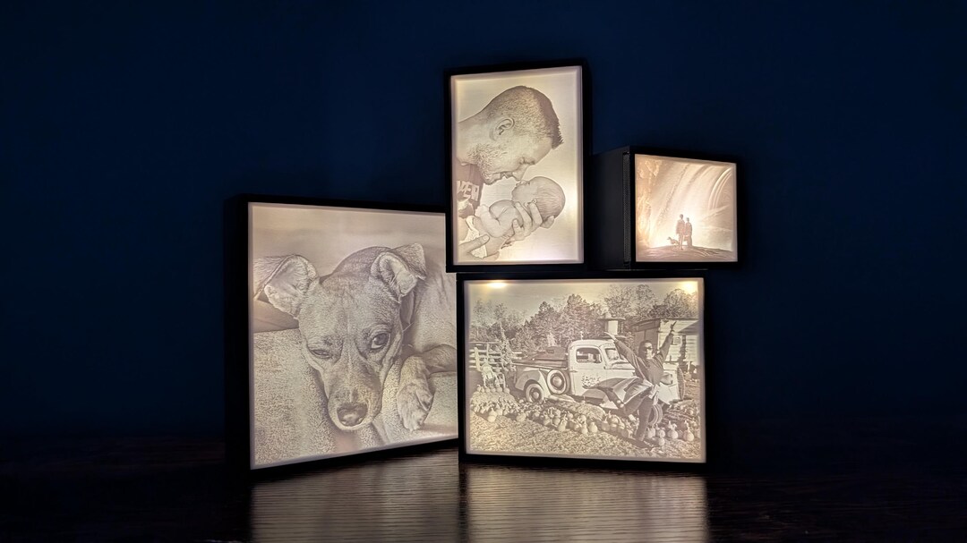 Custom 3D Lithophane Lightbox – Personalized Photo Gift - Etsy