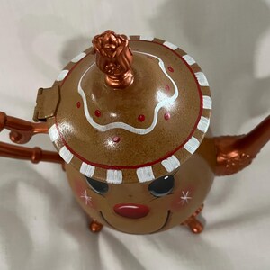 Gingerbread Repurposed Coffee Pot With Burnished Copper Trim - Etsy
