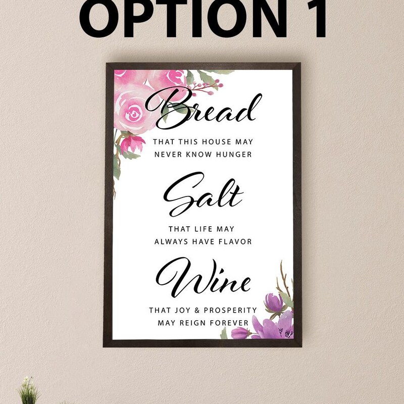 Bread Salt Wine - Etsy