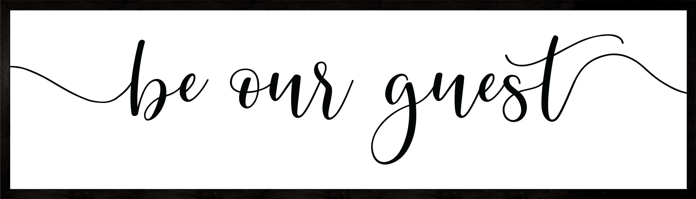 Be Our Guest Sign, Guest Room Wall Decor, Guest Room Over the Bed Decor ...