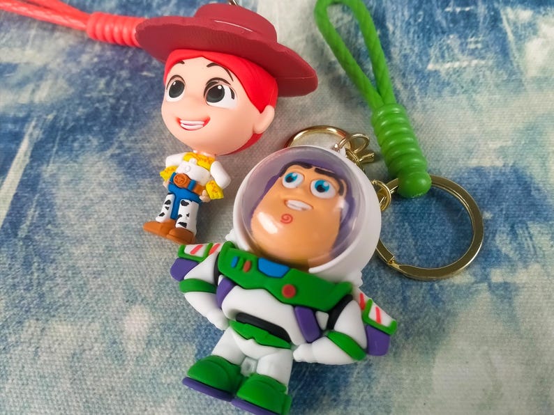Toy Story Keychains Cartoon Character Keychains Buzz Lightyear Mr ...