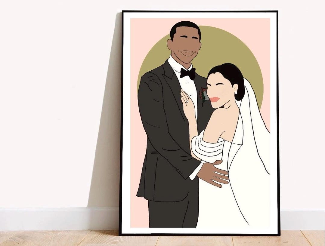 Custom Portraits With Faces | Personalized Couple, Family & Pet ...