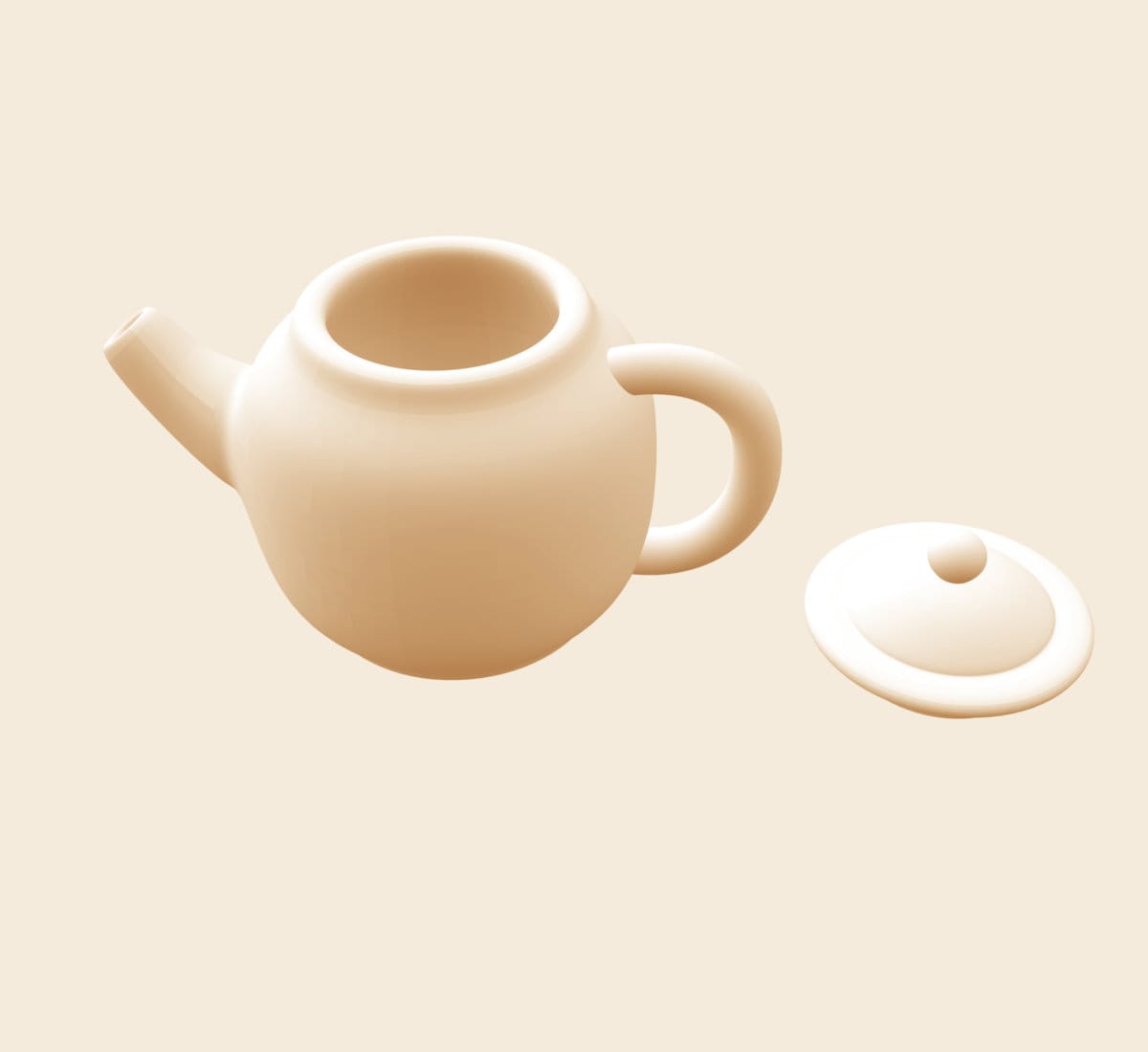 TEAPOT 3D Model STL File - Etsy