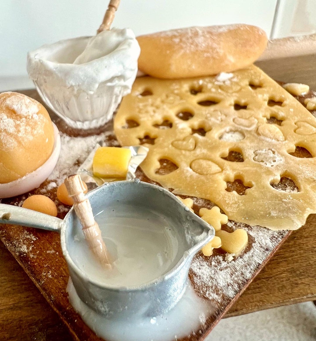 Butter Cookies Prep Board - 1/12scale Miniature - Etsy