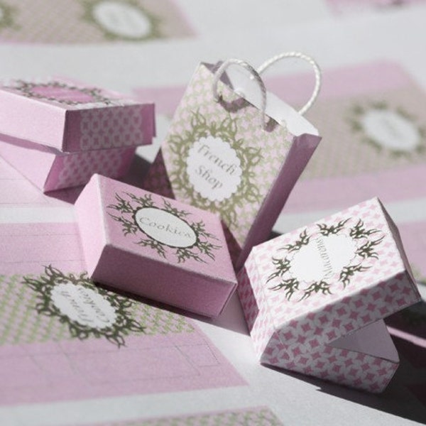 Printable Miniature Boxes - Etsy