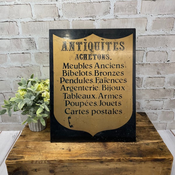 Antiques Sign - Etsy