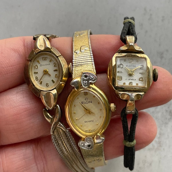 Vintage Bulova Ladies Watch - Etsy