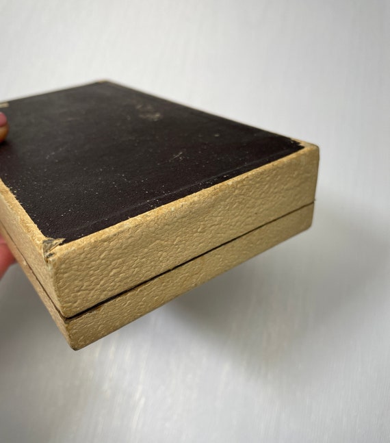 French Box with Small Hand Mirror on Top- Cream Color… - Gem