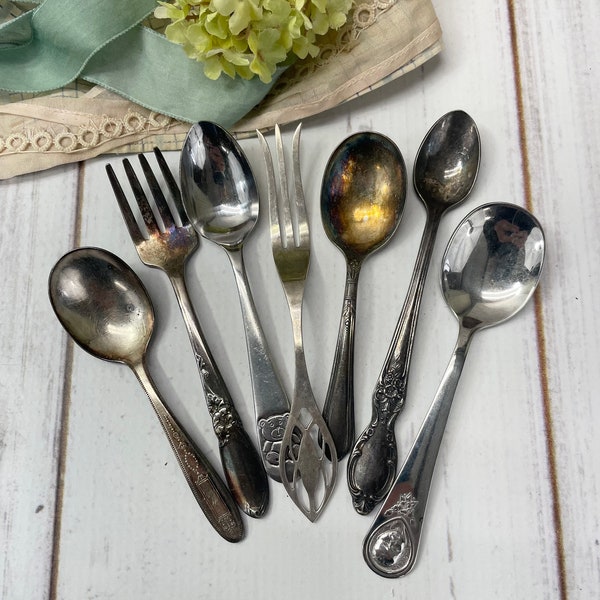 Vintage Baby Spoon - Etsy