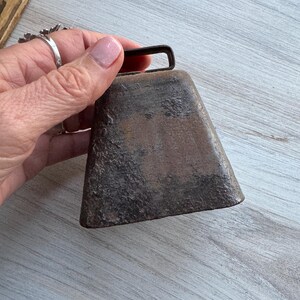 Vintage Iron Cowbell, Barn Farmhouse, Cow Bell Primitive Decor, Vintage ...
