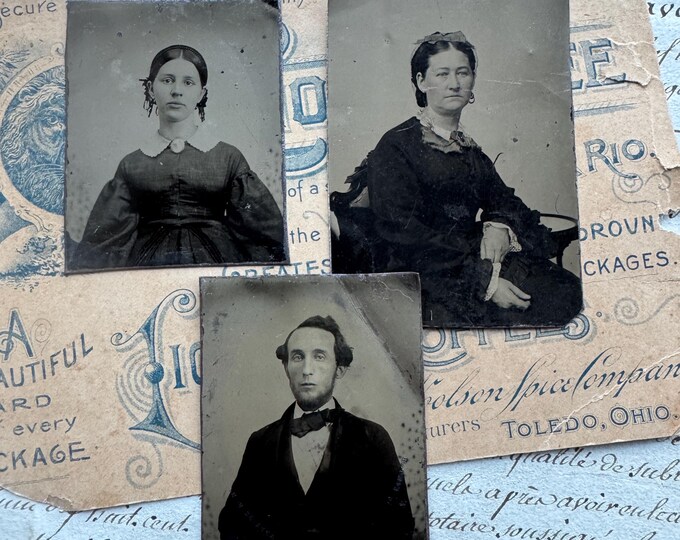 Victorian Tintypes- Early Photography- Portraits- Men and Women 1800's ...