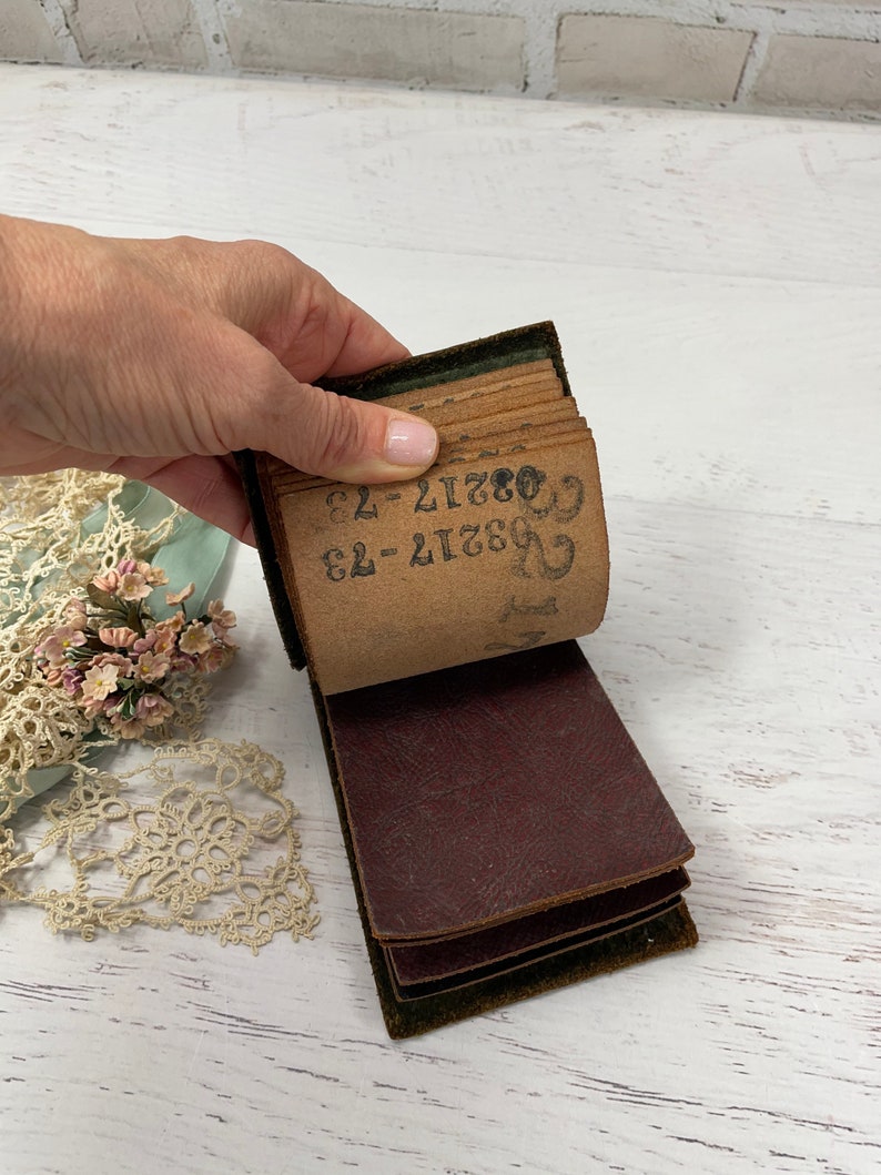 Leather Salesman Sample Book Quality Leathers- the Cleveland Tanning Co ...