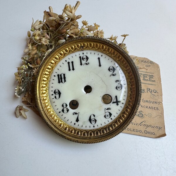 Antique Clock Face - Etsy