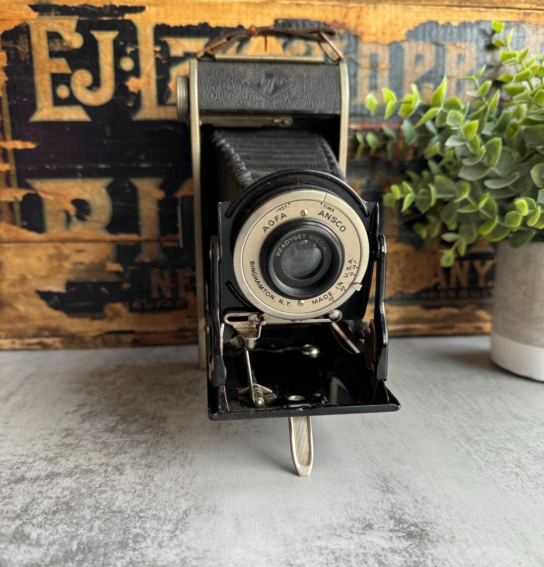 Vintage Camera, Agfa Ansco Readyset Folding Camera, Early 1900's ...