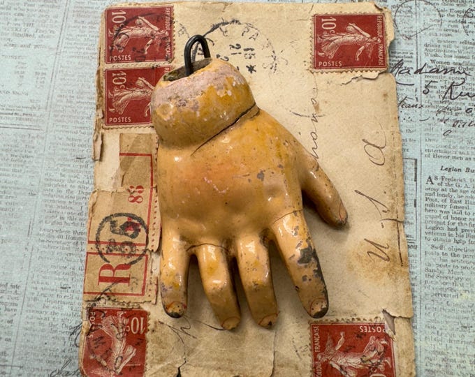 Antique Large Doll Hand- Oddities and Curiosities Assemblage Supply ...