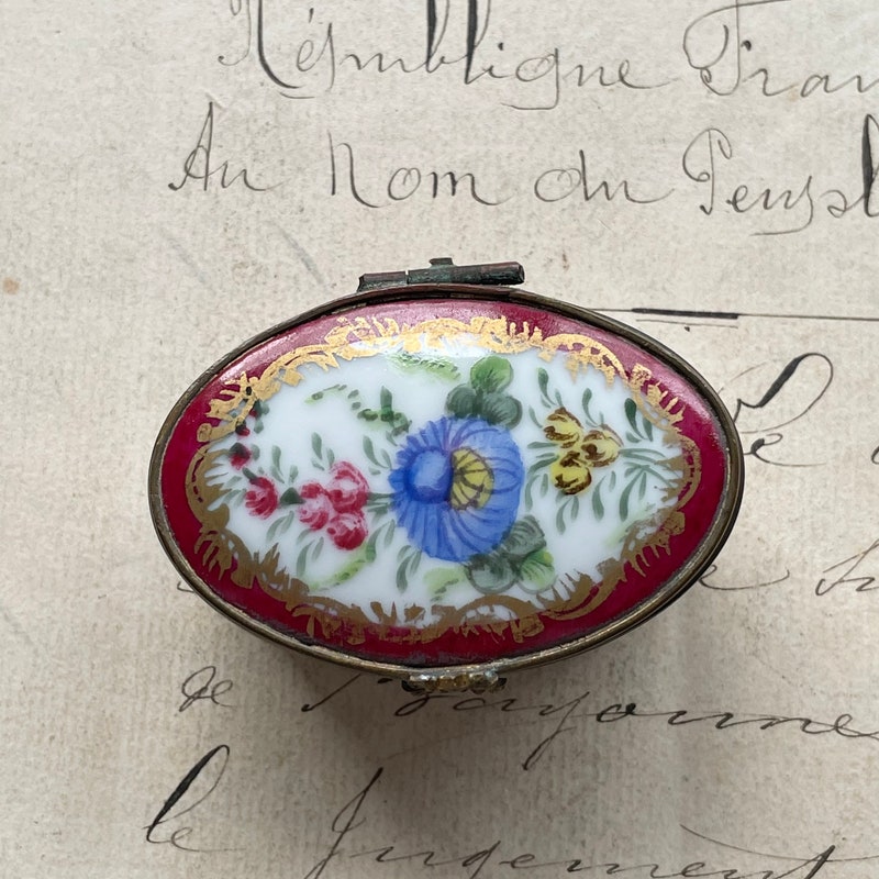 Porcelain Trinket - Etsy