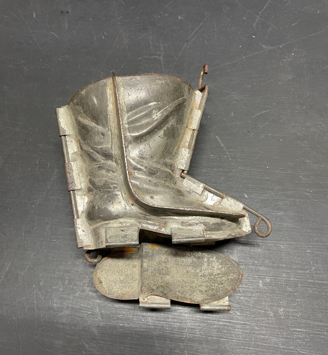 Antique French Chocolate Mold- Letang Fils France Boot Skate - Etsy