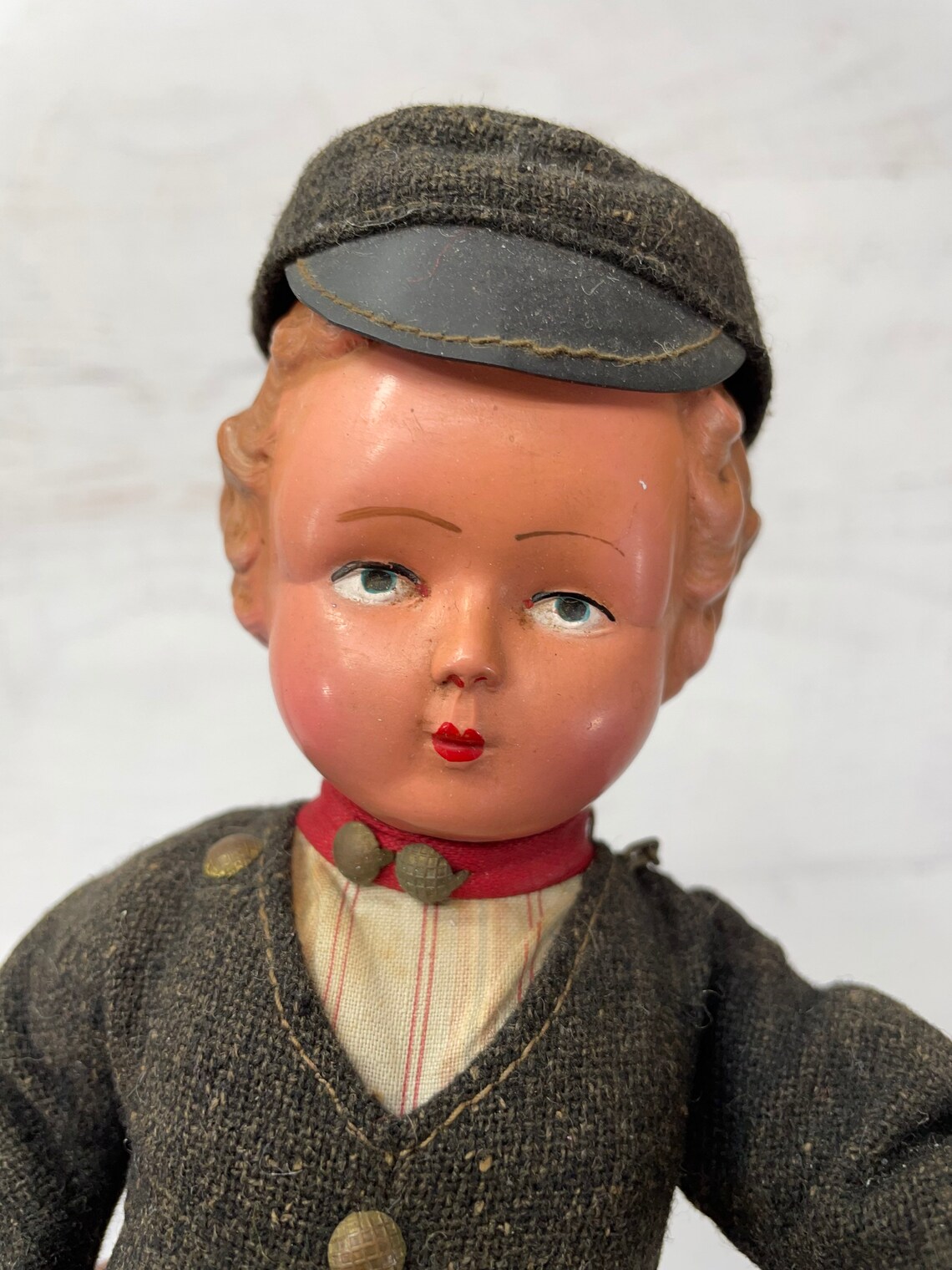 Antique Dutch Boy Doll Celluloid Holland Netherlands Wooden - Etsy