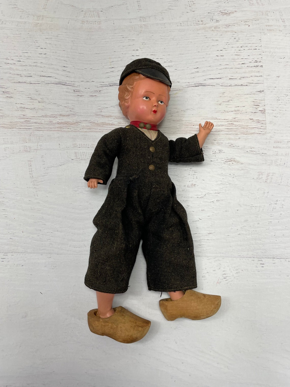 Antique Dutch Boy Doll Celluloid Holland Netherlands Wooden | Etsy