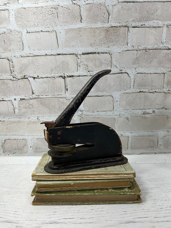 Seal Stamper Embosser Hand Embossing Corporate Stamp Cast - Etsy