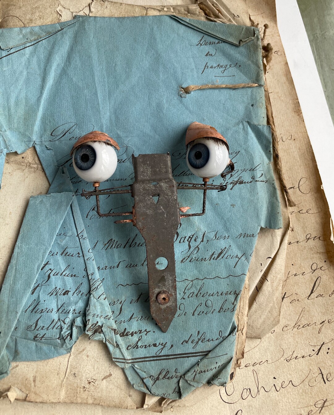 Mechanical Doll Face Eyes Weird Oddity Curiosity Creepy Doll Eye ...
